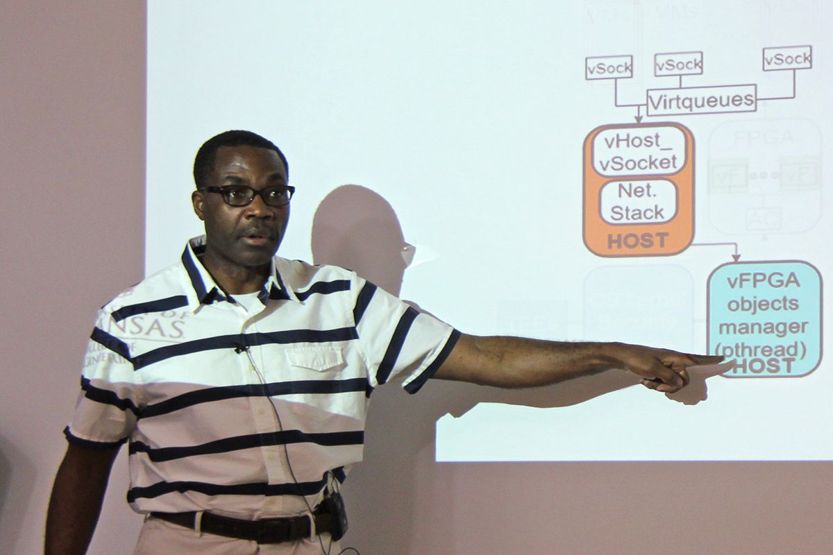 06.06.2018, Talk of Prof. Dr. Christophe Bobda, University of Arkansas ...